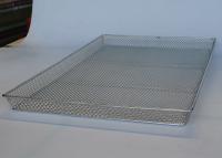 China 650mm X 460mm 1mm Wire Mesh Tray For Fruit Meat for sale
