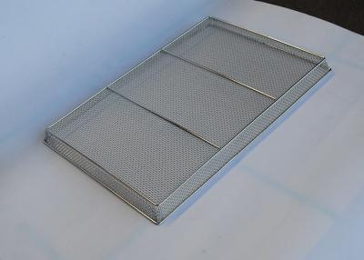 China Food Grade 304 Stainless Steel Wire Mesh Tray for Drying Cooling Baking for sale
