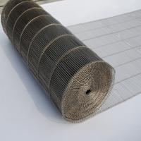 China 304 316 Metal Stainless Steel Mesh Flat Flex Conveyor Belt for Oven Freezer Dryer Furnace food processing for sale