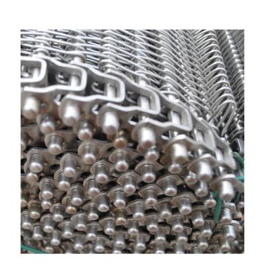 China 100mm-3000mm Width Flat Wire Mesh Conveyor Belt Lock Edge 1m-100m Length for sale