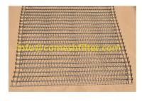 China 304 316 Stainless Steel Balanced Weave Spiral Cooler Frozen Conveyor Belt for oven baking drying freezer for sale