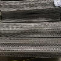 China Instant Freezer 304ss 316ss Balanced Weave Conveyor Belts for sale