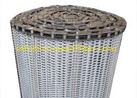 China High Temperature Galvanized Carbon Steel Metal Mesh Conveyor Chain Driven Belt for oven wood drying for sale