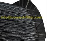 China sus 304 Stainless Steel Spiral Cooling Balance Weave Wire Mesh Conveyor Belt for tunnel oven baking for sale