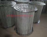 China sus 304 Stainless Steel Spiral Cooling Balance Weave Wire Mesh Conveyor Belt for tunnel oven baking for sale
