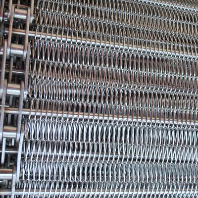 China SS316 10M Chain Link Conveyor Belt For Automatic Assembly Line for sale