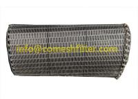 China Stainless Steel 304 Spiral Eyelink Eye Link Flex Wire Mesh Ring Conveyor Belt with Chain for tunnel freezer for sale