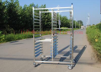China Large Combine Rotary Bread Oven FDA 440lb Baking Rack Trolley for sale