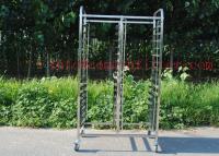 China Large Combine Rotary Bread Oven FDA 440lb Baking Rack Trolley for sale