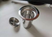 China 5cm Reusable Sus304 FDA Metal Tea Strainer With Lid for sale