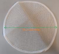 China 1mm Hole Size FDA Cotton Filter Mesh Round Pad for sale