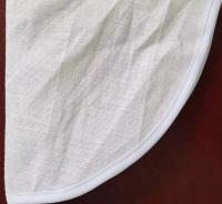 China 1mm Hole Size FDA Cotton Filter Mesh Round Pad for sale