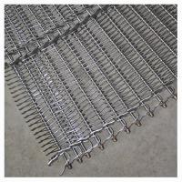 China Double Balanced 2m Stainless Steel Wire Mesh Conveyor Belt for sale