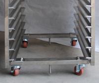 China Customized 20layer 1.8m SGS Stainless Steel Rack Trolley for sale