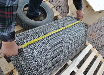 China Food Industry 0.2m Width FDA Chain Mesh Conveyor Belt For Drying for sale