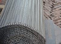 China Food Industry 0.2m Width FDA Chain Mesh Conveyor Belt For Drying for sale