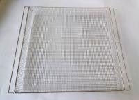 China Oem Bbq Grill Mesh 2mm Hole 18x26 Inch Stainless Baking Tray for sale