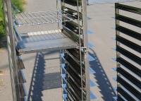 China 1mm Commercial Drying Food Dehydrators Meat Stainless Steel Rack Trolley for sale
