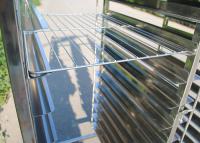 China Fast Food 0.7mm Ss304 Bakery Trolley With Trays for sale