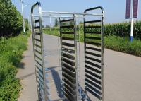 China Kitchen Equipment 0.5mm FDA Stainless Steel Rack Trolley for sale