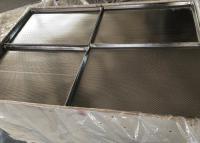China 0.8mm Aluminum Metal Baking Tray Perforated Drying Pans With Round Holes for sale