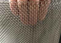 China Wrapped Edge Stainless Steel 304 1X30M Woven Wire Mesh Screen for sale