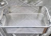 China Stainless Steel Surgical 316L Instrument Sterilization Baskets Cleaning Tray for sale