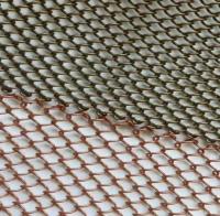 China 4*4mm Hole Decorative Wire Mesh Aluminum Round Bronze Architectural Metal Mesh Curtains for sale