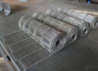 China flat flex stainless steel wire mesh conveyor belt with chocolate enrobe for sale