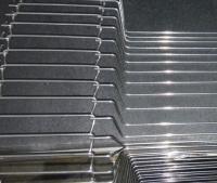China flat flex stainless steel wire mesh conveyor belt with chocolate enrobe for sale