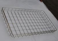 China 2.0mm Stainless Steel Wire Mesh Tray Silver Polished for sale