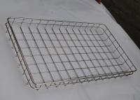 China Resuable 304 FDA 3mm Stainless Steel Wire Mesh Tray Baking Bread for sale