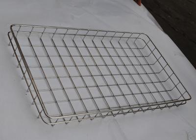 China Resuable 304 FDA 3mm Stainless Steel Wire Mesh Tray Baking Bread for sale