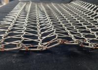 China Corrosion Resistance Spiral Conveyor Belt Stainless Steel Wood Drying for sale