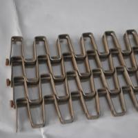 China Stainless Steel 201 304 Honeycomb Conveyor Belts For Beer Bottle Conveyor for sale