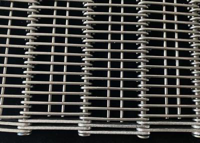 China 2.0mm Stainless 304 Steel Mesh Conveyor Belt Eye Link for sale