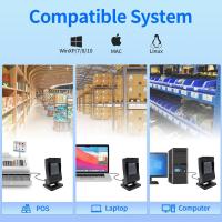 China ODM Platform Barcode Scanner QR Code Desktop Bar Code Reader for Supermarket Store Auto Sense Data Matrix Reader for sale