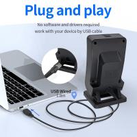 China ODM Platform Barcode Scanner QR Code Desktop Bar Code Reader for Supermarket Store Auto Sense Data Matrix Reader for sale