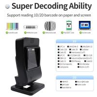 China ODM Platform Barcode Scanner QR Code Desktop Bar Code Reader for Supermarket Store Auto Sense Data Matrix Reader for sale