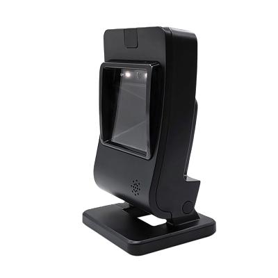 China Desktop Barcode Scanner 1D 2D QR Code Automatic Scanning Can Be Customised Supermarket Price Wired Scanners for sale