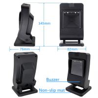 China Desktop Barcode Scanner 1D 2D QR Code Automatic Scanning Can Be Customised Supermarket Price Wired Scanners for sale