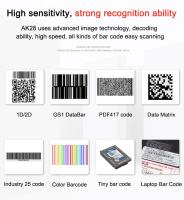 China Wholesale commercial 2022 white led 2d wireless barcode scanner with cradle for sale for sale