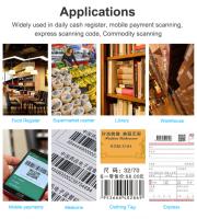 China Wholesale commercial 2022 white led 2d wireless barcode scanner with cradle for sale for sale