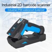 China Low Cost Handheld 2D Barcode Scanner Portable 15 Meter Long Range Wireless Barcode Scanner for Supermarket for sale