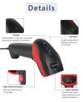 China Classic Model Lector Codigo Barras  AK18H High Scan Speed 2d Handheld Barcode Scanner for Supermarket for sale