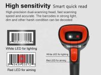 China Portable Barcode Scanner 2D QR Bar Code Reader Wired Barcode Scanners for Android IOS Mobile Payment Escaner for sale
