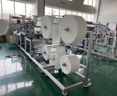 China N95 Cup Servo Drive Face Mask Machine 100-120 pcs/min Capacity 13.5KW Power Automatic Production Line for sale