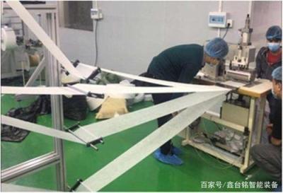 China CE Standard Automatic N95 Cup Mask Making Machine - 100-120 pcs/min Production Capacity, 7050×3800×2000 mm Dimensions for sale