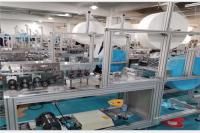 China N95 Cup Mask Making Machine with 97% Production Yield and 380V Power Supply for 5-Layer Medical Masks for sale