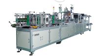 China Automatic 3-Ply Face Mask Machine 100 PCS/Min 175x95mm with Ultrasonic Welding System for sale